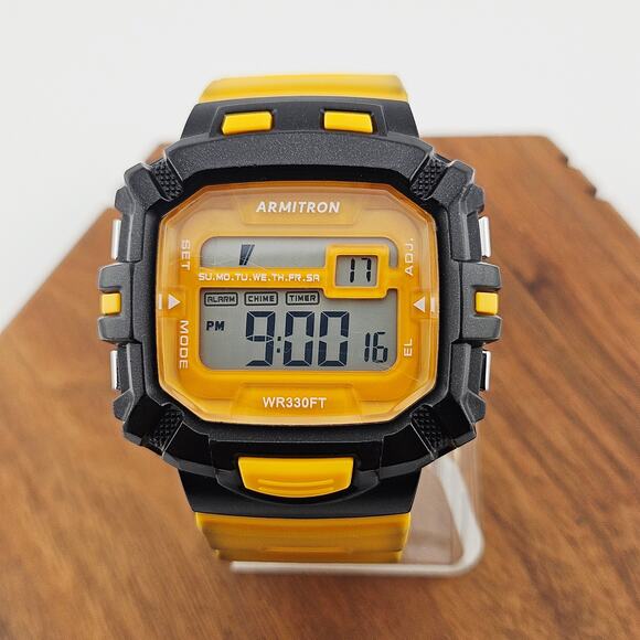 Armitron | Accessories | Armitron Mens Digital Sports Watch Black ...